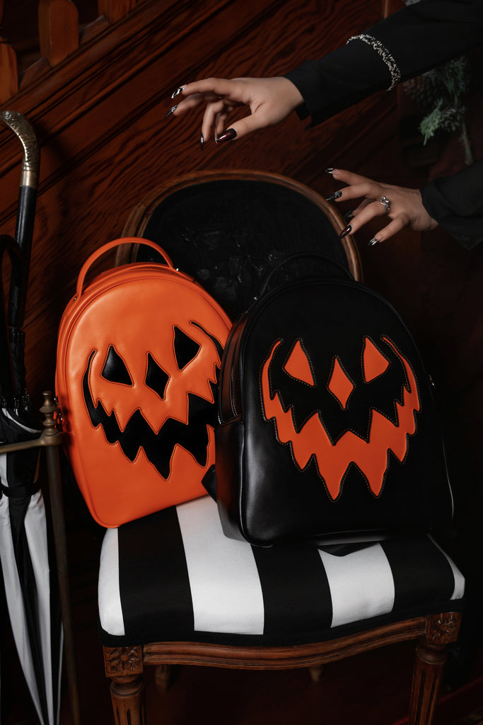 Orange Haunted Hallows Backpack | Lively Ghosts