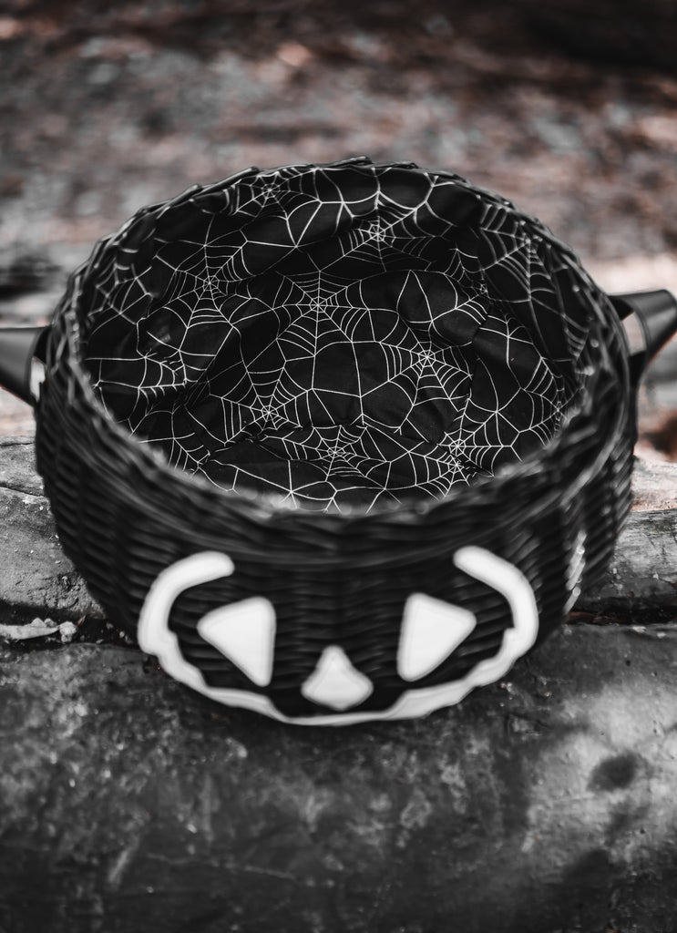 PRE-ORDER | Haunted Hallows Picnic Basket (Black) | Mid Sept Delivery ...