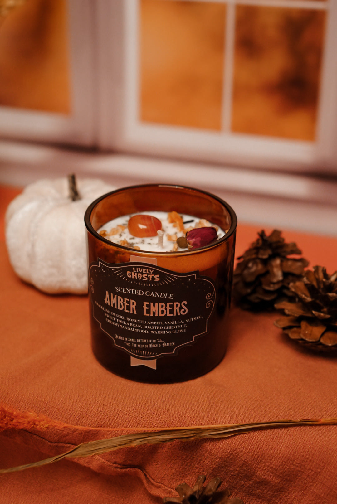 Amber Embers | Candle | Lively Ghosts