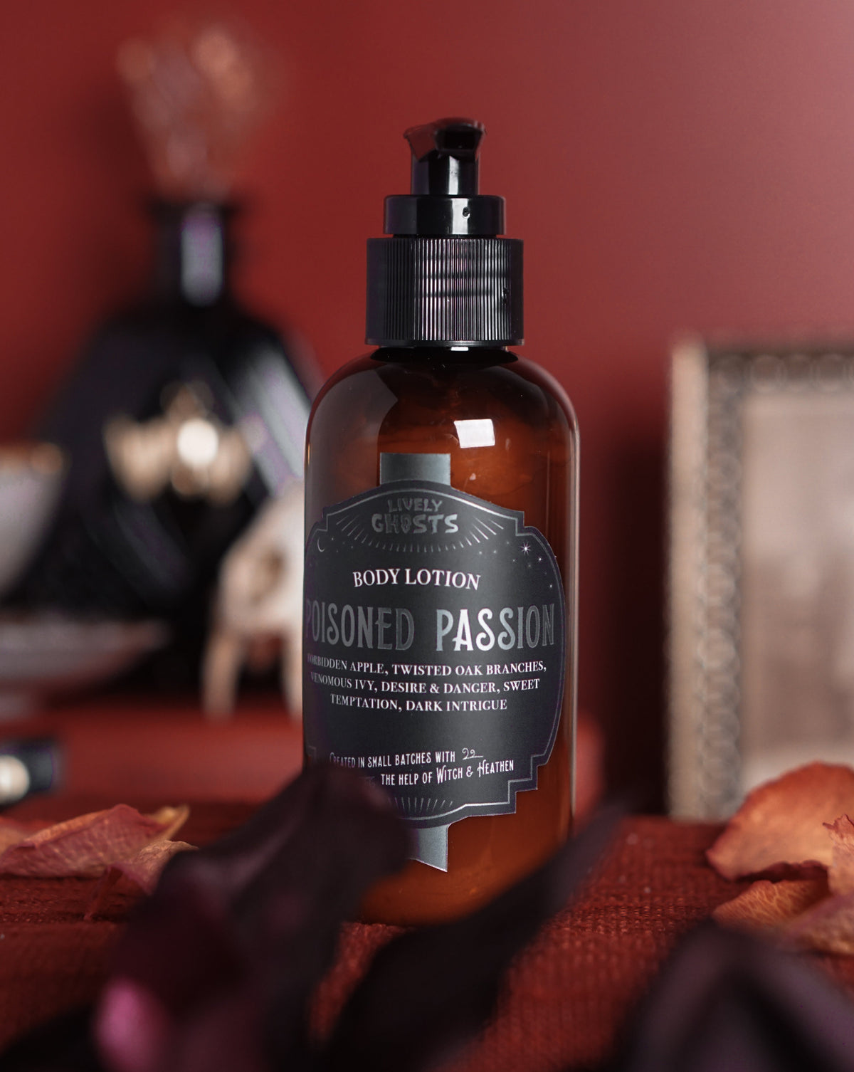 Poisoned Passion | Herbal Body Lotion | Lively Ghosts