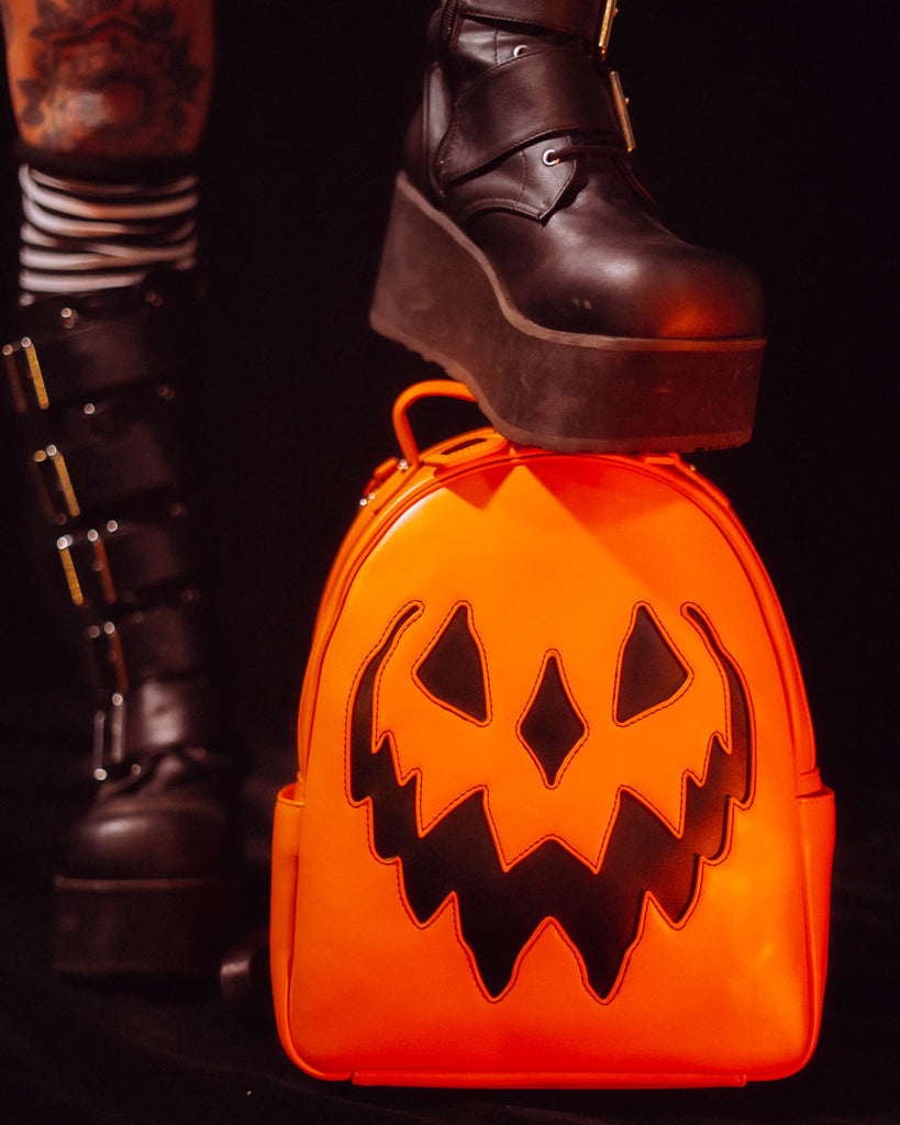 Orange Haunted Hallows Backpack | Lively Ghosts