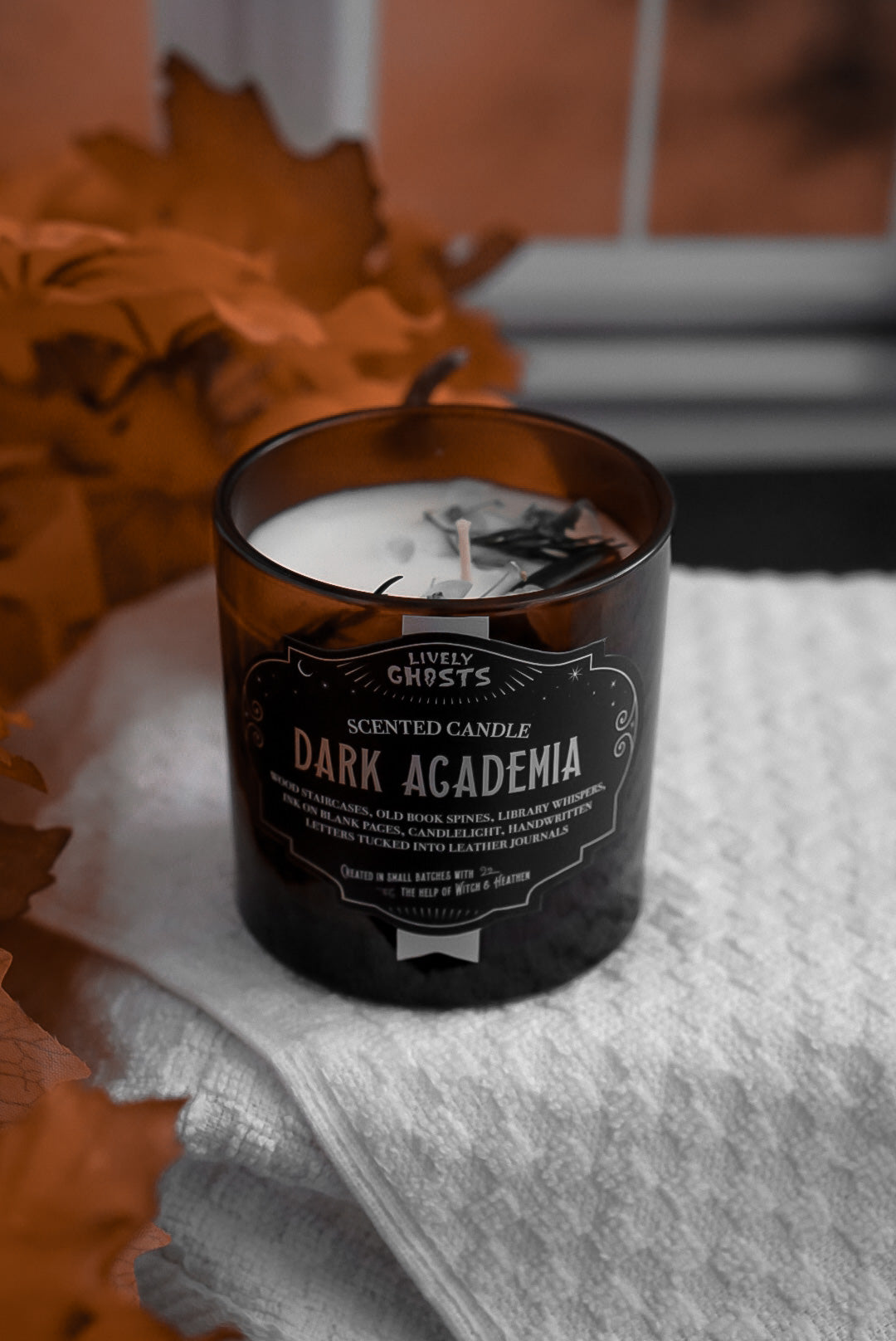Dark Academia | Candle | Lively Ghosts