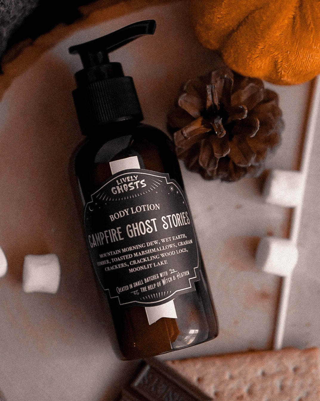 Campfire Ghost Stories | Herbal Body Lotion | Lively Ghosts